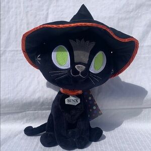 Disney | Holiday | Disney Hocus Pocus Thackery Binx Black Cat With Hat ...